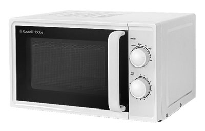 Russell Hobbs RHM1725 17L Textures Manual Microwave in White | DIY at B&Q