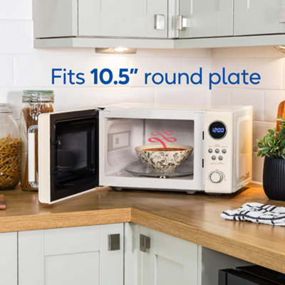 RUSSELL HOBBS RHM2044C RETRO 20 LITRE CREAM DIGITAL MICROWAVE | DIY at B&Q