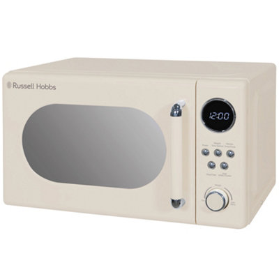 RUSSELL HOBBS RHM2044C RETRO 20 LITRE CREAM DIGITAL MICROWAVE