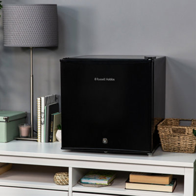 Russell Hobbs RHTTLF1B-LCK Lockable Table Top Fridge in Black | DIY at B&Q