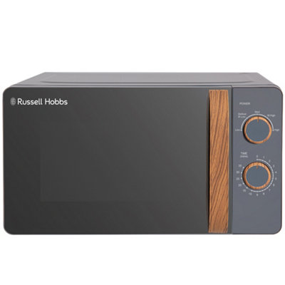 Russell Hobbs Scandi Microwave 17 Litre 700W Grey Wood Effect Manual ...