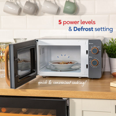 Russell Hobbs Scandi Microwave 17 Litre 700W Grey Wood Effect Manual ...