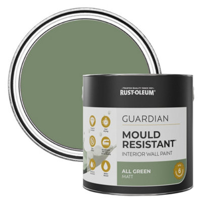 Rust-Oleum All Green Guardian Mould Resistant Wall Paint 2.5L