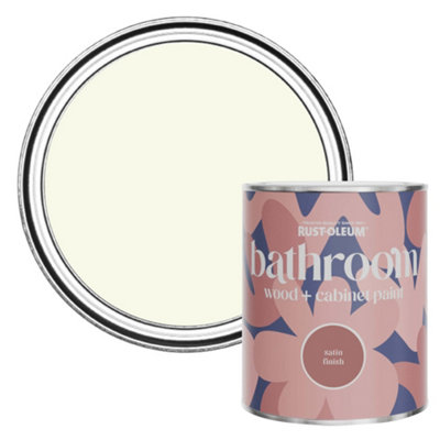 Rust-Oleum Apple Blossom Satin Bathroom Wood & Cabinet Paint 750ml ...
