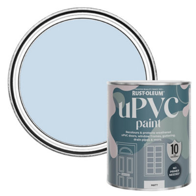 Rust-Oleum Blue Sky Matt UPVC Paint 750ml | DIY at B&Q