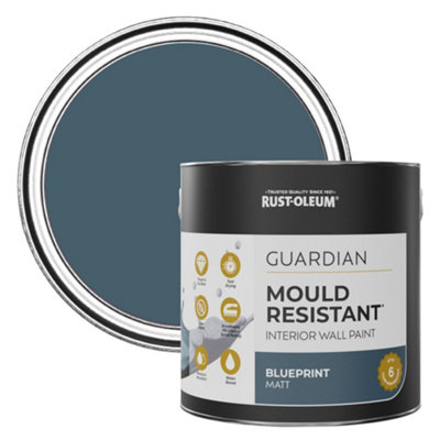 Rust-Oleum Blueprint Guardian Mould Resistant Wall Paint 2.5L