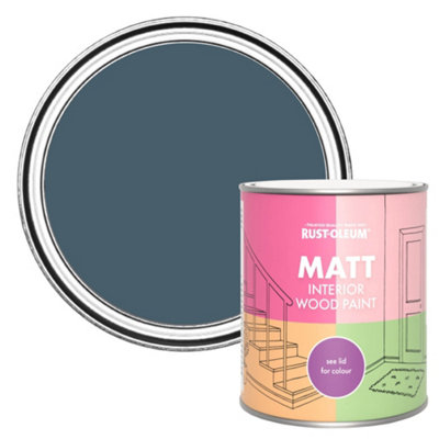 Rust-Oleum Blueprint Matt Interior Wood Paint 750ml