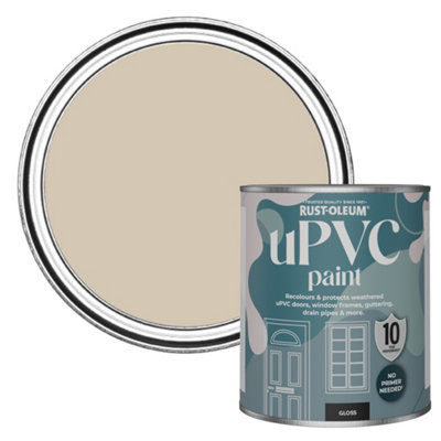 Rust-Oleum Butterscotch Gloss UPVC Paint 750ml at B&Q