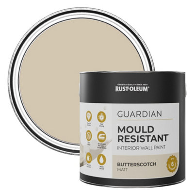 Rust-Oleum Butterscotch Guardian Mould Resistant Wall Paint 2.5L