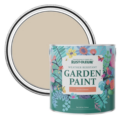 Rust-Oleum Butterscotch Satin Garden Paint 2.5L | DIY at B&Q