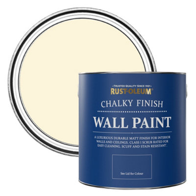 Rust-Oleum Clotted Cream Chalky Wall & Ceiling Paint 2.5L | DIY at B&Q