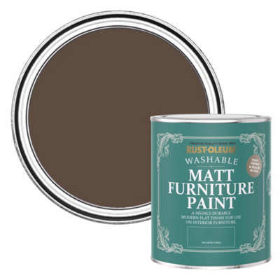 Rust-Oleum Coffee Bean Matt Furniture Paint 750ml