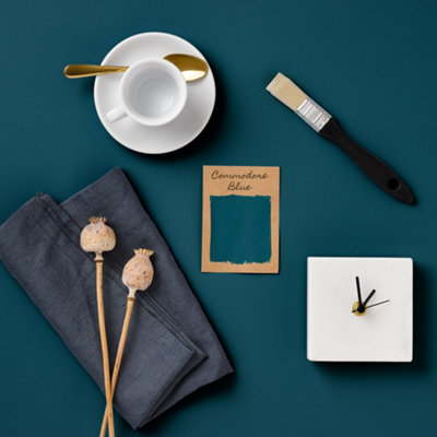 Rust-Oleum Commodore Blue Matt Kitchen Wall Paint 2.5L | DIY at B&Q