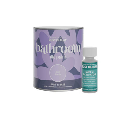 Rust-Oleum Commodore Blue Water-Resistant Bathroom Tile Paint in Matt ...