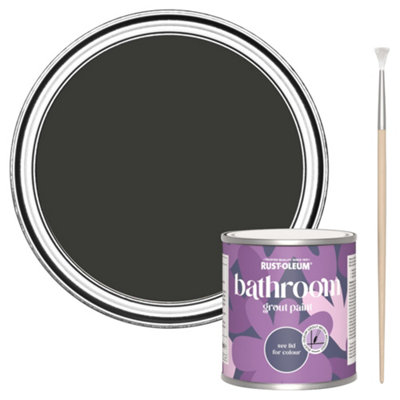 Rust-Oleum Dark Magic Bathroom Grout Paint 250ml | DIY at B&Q