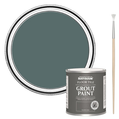 Rust-Oleum Deep Sea Floor Grout Paint 250ml | DIY at B&Q