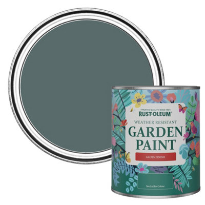 RUST-OLEUM DEEP SEA GLOSS GARDEN PAINT 750ML