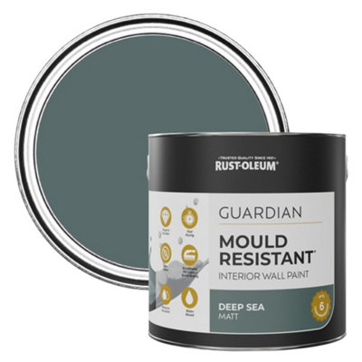 Rust-Oleum Deep Sea Guardian Mould Resistant Wall Paint 2.5L