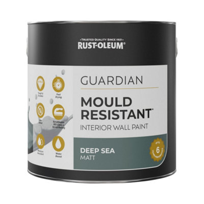 Rust-Oleum Deep Sea Guardian Mould Resistant Wall Paint 2.5L