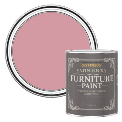 Rust-Oleum Dusky Pink Satin Furniture Paint 750ml | DIY at B&Q