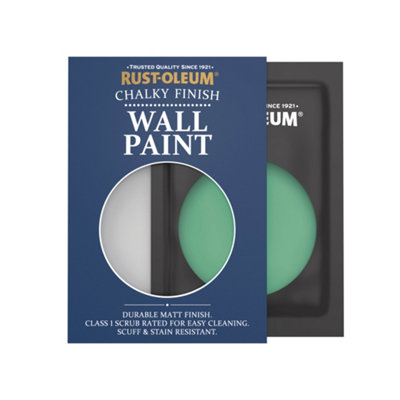 Rust-Oleum Emerald Chalky Wall & Ceiling Paint tester sachet 10ml | DIY ...