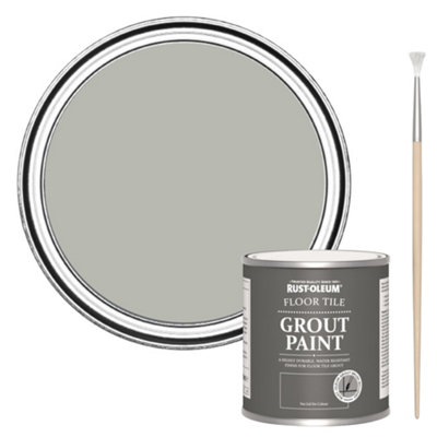Rust-Oleum Grey Tree Floor Grout Paint 250ml | DIY at B&Q