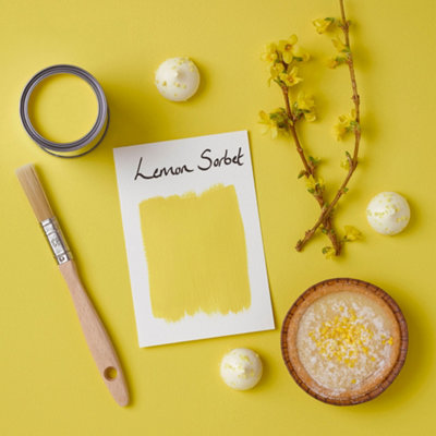 Rust-Oleum Lemon Sorbet Matt Bathroom Wall & Ceiling Paint 2.5L