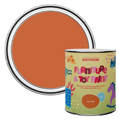 Rust-Oleum Matt Furniture & Toy Paint - Marmalade 750ml