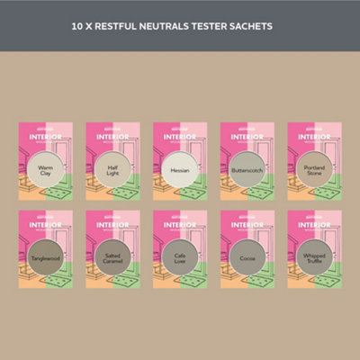 Rust-Oleum Neutral Satinwood Interior Wood Paint Tester Samples - 10ml