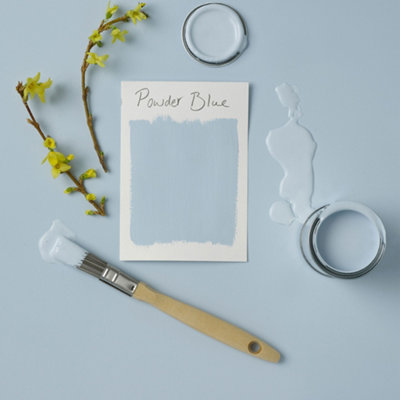 Rust-Oleum Powder Blue Satin Radiator Paint 750ml