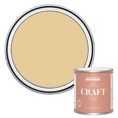Rust-Oleum Premium Craft Paint - Sandstorm 250ml | DIY at B&Q