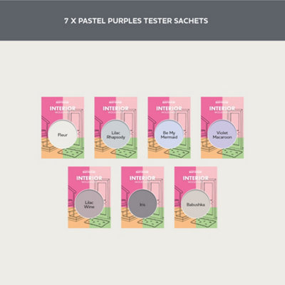 Rust-Oleum Purple Satinwood Interior Wood Paint Tester Samples - 10ml ...