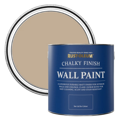 Rust-Oleum Salted Caramel Chalky Wall & Ceiling Paint 2.5L | DIY at B&Q