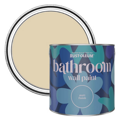 Rust-Oleum Sandhaven Matt Bathroom Wall & Ceiling Paint 2.5L at B&Q