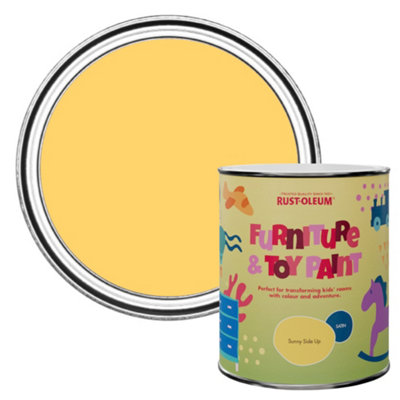 Rust-Oleum Satin Furniture & Toy Paint - Sunny Side Up 750ml