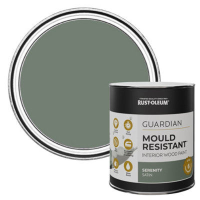 Rust-Oleum Serenity Guardian Satin Mould Resistant Interior Wood Paint ...