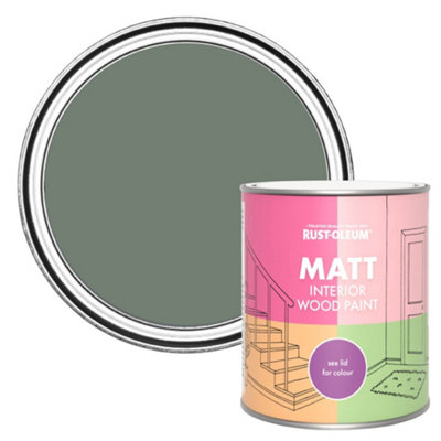 Rust-Oleum Serenity Matt Interior Wood Paint 750ml
