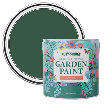 Rust-Oleum The Pinewoods Satin Garden Paint 2.5L | DIY at B&Q