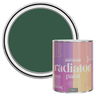 Rust-Oleum The Pinewoods Satin Radiator Paint 750ml | DIY at B&Q