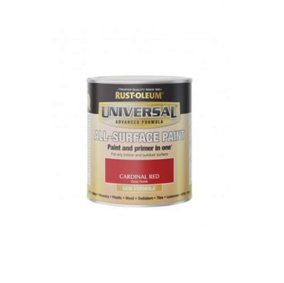 Rust-Oleum Universal Cardinal Red Gloss All-Surface Paint 750ml