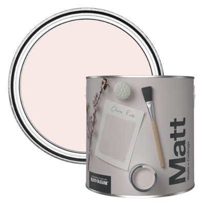 Rust-Oleum Washable Matt Wall Paint - China Rose 2.5L