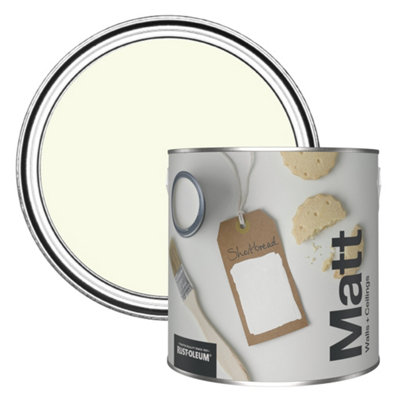 Rust-Oleum Washable Matt Wall Paint - Shortbread 2.5L