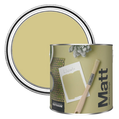 Rust-Oleum Washable Matt Wall Paint - Wasabi 2.5L