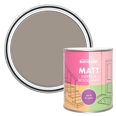 Rust-Oleum Whipped Truffle Matt Interior Wood Paint 750ml