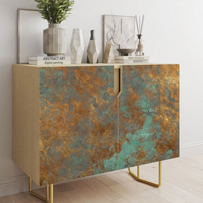 Rust Rusty Metal Patina Self Adhesive Vinyl Wrap