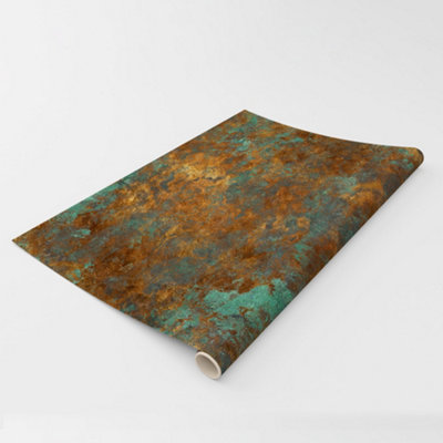 Rust Rusty Metal Patina Self Adhesive Vinyl Wrap