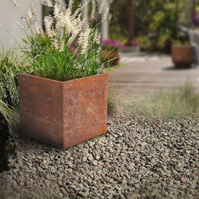 Rust Square Planter (Knockdown)