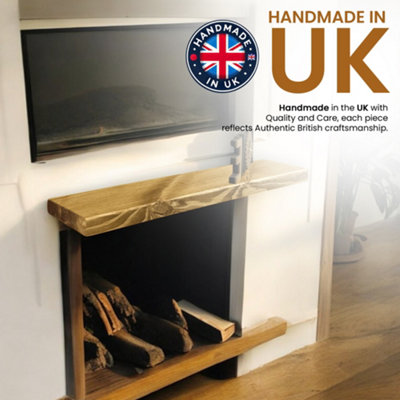 Rustic Floating Shelf - Wall-Mounted Storage Unit for Kitchen Decor ...