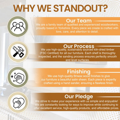 Rustic Handmade Floating Shelf - Wall-Mounted Storage Unit with ...