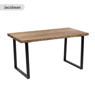 Rustic Handmade Office Desk - Jacobean